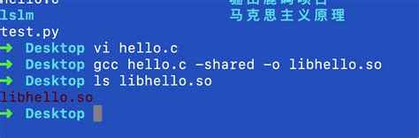 python 调用c写的动态库 ahojliu s blog