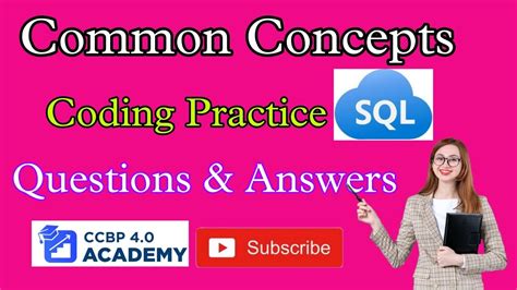 Coding Practice Common Concepts SQL Question Answers Ccbp 4 0