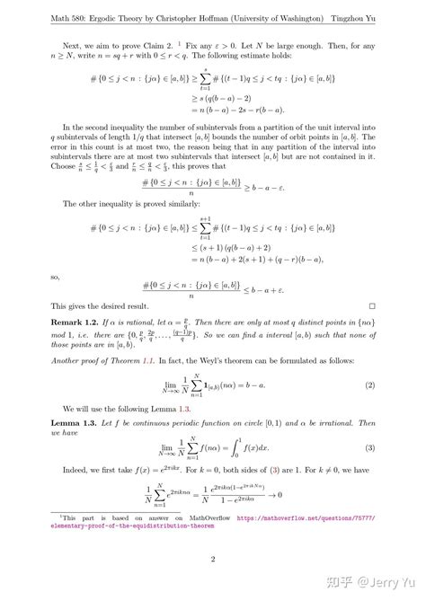 遍历论 ergodic theory 讲义 week 1 知乎