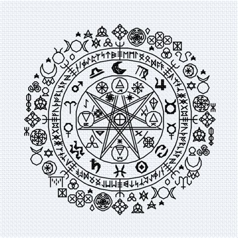 Magic And Witchcraft CircleCross