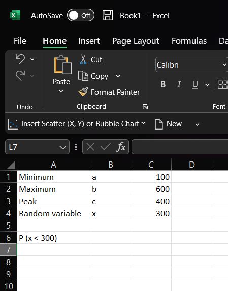 how to use triangular distribution in excel geeksforgeeks