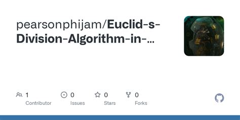 github pearsonphijam euclid s division algorithm in python