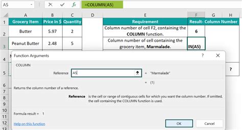 column function in excel formula examples how to use