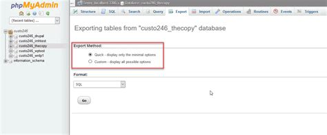 How To Export A Database Using PhpMyAdmin InMotion Hosting