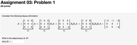 solved assignment 03 problem 1 20 points consider the