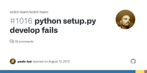 Python Setup Py Develop Fails Issue 1016 Scikit Learn Scikit Learn