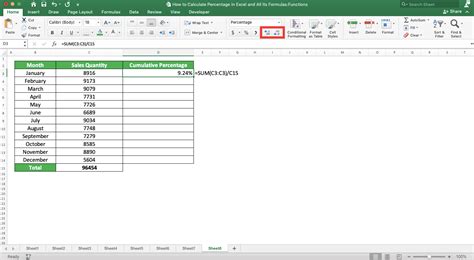 How To Calculate Percentages In Excel And All Its Formulas Functions