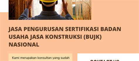 SERTIFIKASI BADAN USAHA JASA KONSTRUKSI BUJK NASIONAL Jasperindo