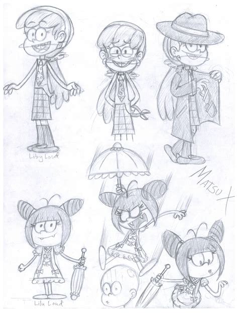 Drawing Practice Liby And Luli Loud By Matsuxstash On Deviantart