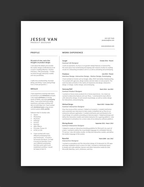 Inspiring Ux Designer Resumes And Why They Work