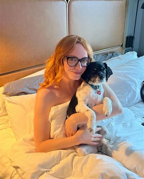 Nude Christina Hendricks Snuggles Up In Relatable Snapshot