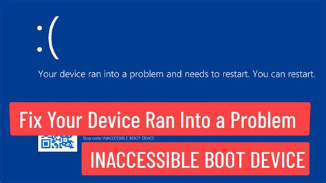 Fix Your Device Ran Into A Problem And Needs To Restart Stop Code