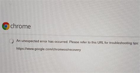 Chromebook An Unexpected Error Has Occurred Technipages