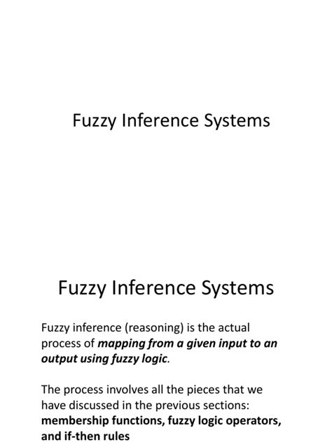 prezentacija fuzzy inference systems pdf fuzzy logic mathematical logic