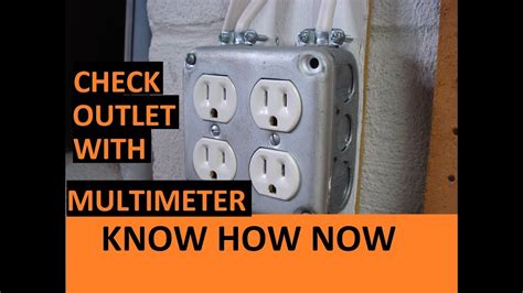 How To Test Electrical Outlet With Multimeter