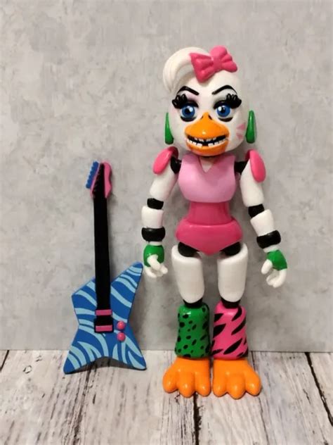 Funko Five Nights At Freddys Fnaf 5 Figure Glamrock Chica Security Breach Eur 919 Picclick Fr