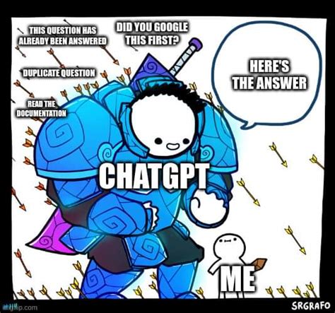 stackoverflow and chatgpt be like r programmerhumor