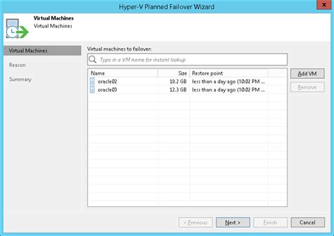 第 2 步选择虚拟机 Veeam Backup Guide for Hyper V