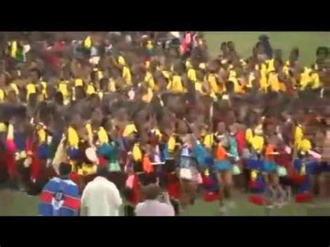 Zulu And Swazi Virgin Girls Dance For Their King Part Youtube