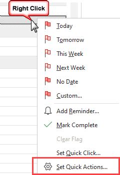 Quick Actions In Outlook Outlook Tips