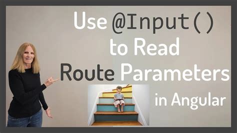 use input to read angular route parameters