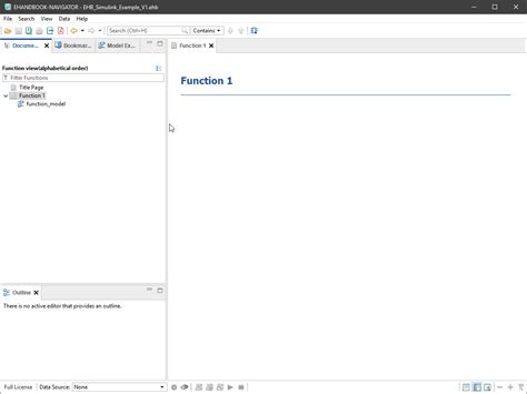 Tutorial Directory Based EHB CB For Simulink EHANDBOOK Docs Tutorials