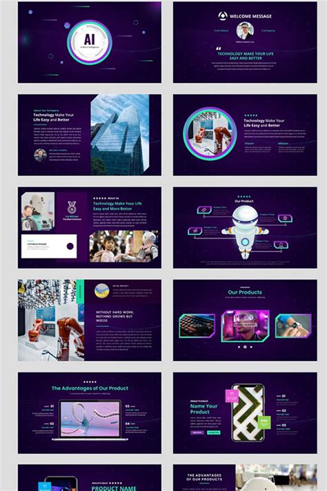 Artificial Intelligence Power Point Template