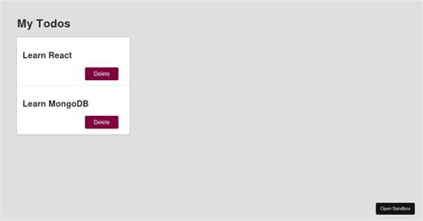 react vs vanilla js codesandbox