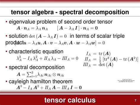 ppt 03 tensor calculus powerpoint presentation free download id 6695744