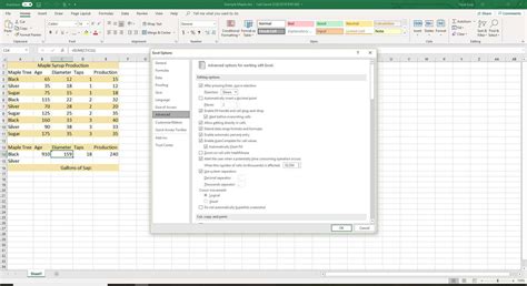 How To Hide Scroll Bars And Reset Slider Range In Excel