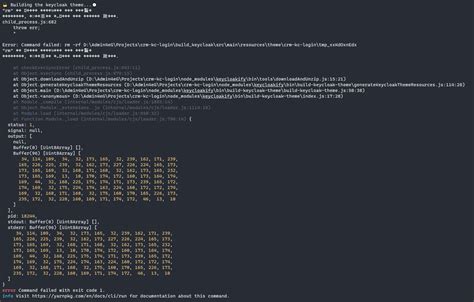 Error During The Build Keycloak Theme Execution Issue 23
