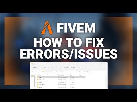 FiveM How To Fix FiveM Errors Issues Complete 2022 Guide