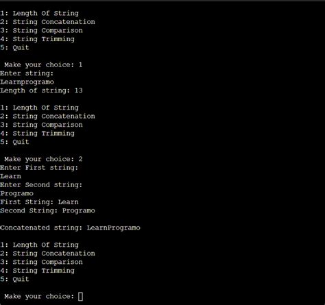 menu driven program in java [ program with explanation ]