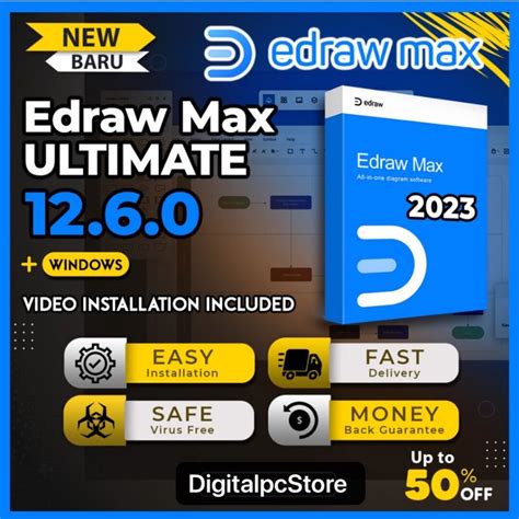Edrawsoft Edraw Max V12 ULTIMATE Edition Latest 2023 Lifetime Etsy