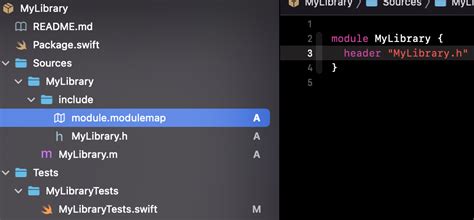 swift how to create an spm package based on objc code stack overflow