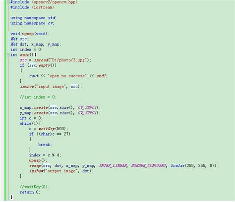 学习opencv之像素重映射 第一php社区