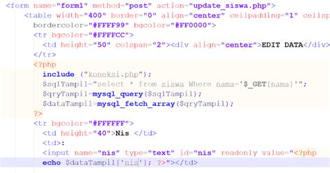 script tampil database dengan php mysql view data gambaran vrogue