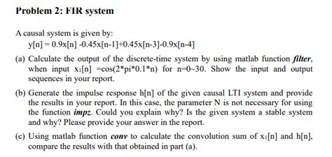 solved matlab hints ⚫ use function stem to plot