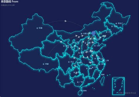 用echarts实现数据可视化中国地图数据可视化地图 翻看了很多的资料与网页，其实应用场景很少普遍性的很少，不过娱乐性很 掘金