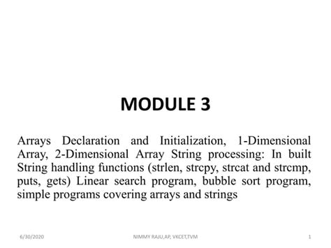 EST 102 Programming In C PPT