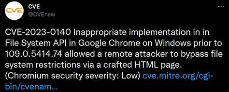 CVE Vulnerabilities On Google Chrome Prior To Releases Around On Dec