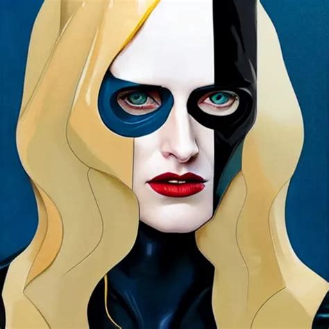 Krea Joshua Middleton Artwork Stunning Elegant Female Eva Green Futuristic Evil Spy Domino