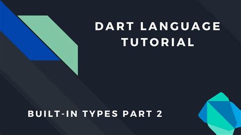 ep17 dart programming language tutorial part 6 built in types part 2 youtube