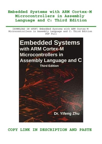 [download in pdf] embedded systems with arm cortex m microcontrollers in assembly language and