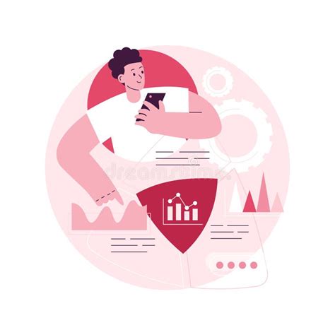 Competitive Analysis Abstract Concept Vector Illustration Stock Vector