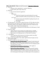 Exploring Genomes Of Eukaryotes BIOL 2301 Module 1 Study Notes