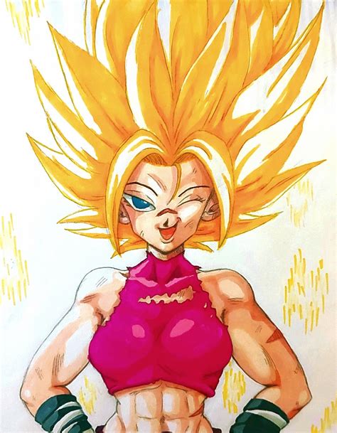 Dragonball Zenkai Caulifla By Redezrookie On Newgrounds