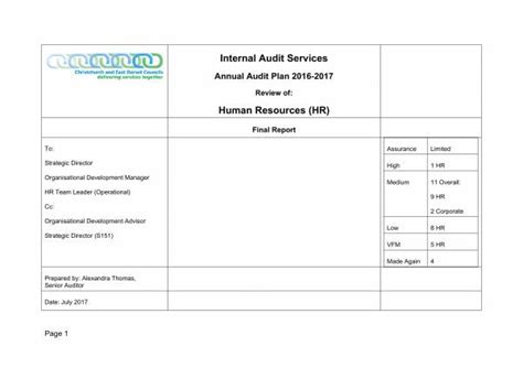FREE 16 HR Audit Report Templates In PDF Google Docs MS Word