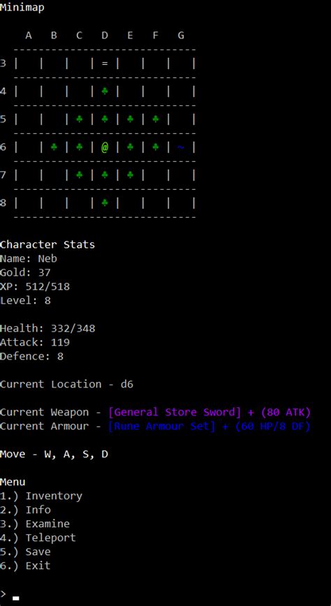 GitHub Neb2 Text RPG A Text RPG Made In Python
