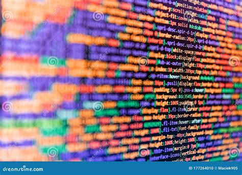developer working on program codes web developer programmer monitor screen display php